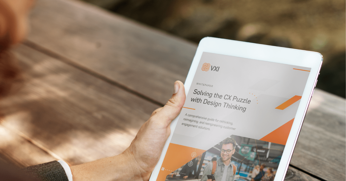 Solving the CX Puzzle with Design Thinking